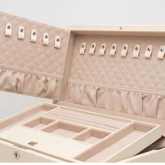 WOLF | Storage & Organization | Wolf London Large Jewelry Box New Cream ...